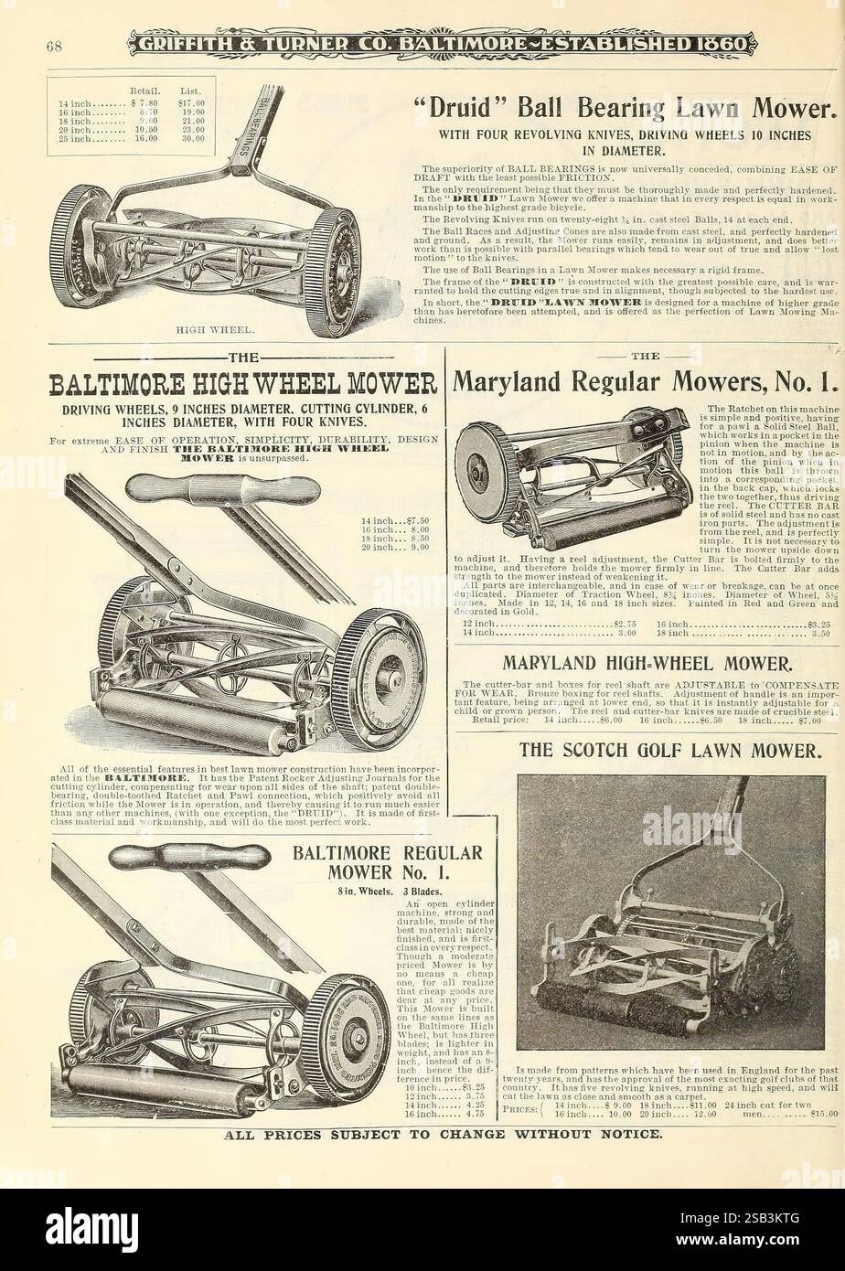 Seeds lawnmower catalogs equipment hi-res stock photography and images ...