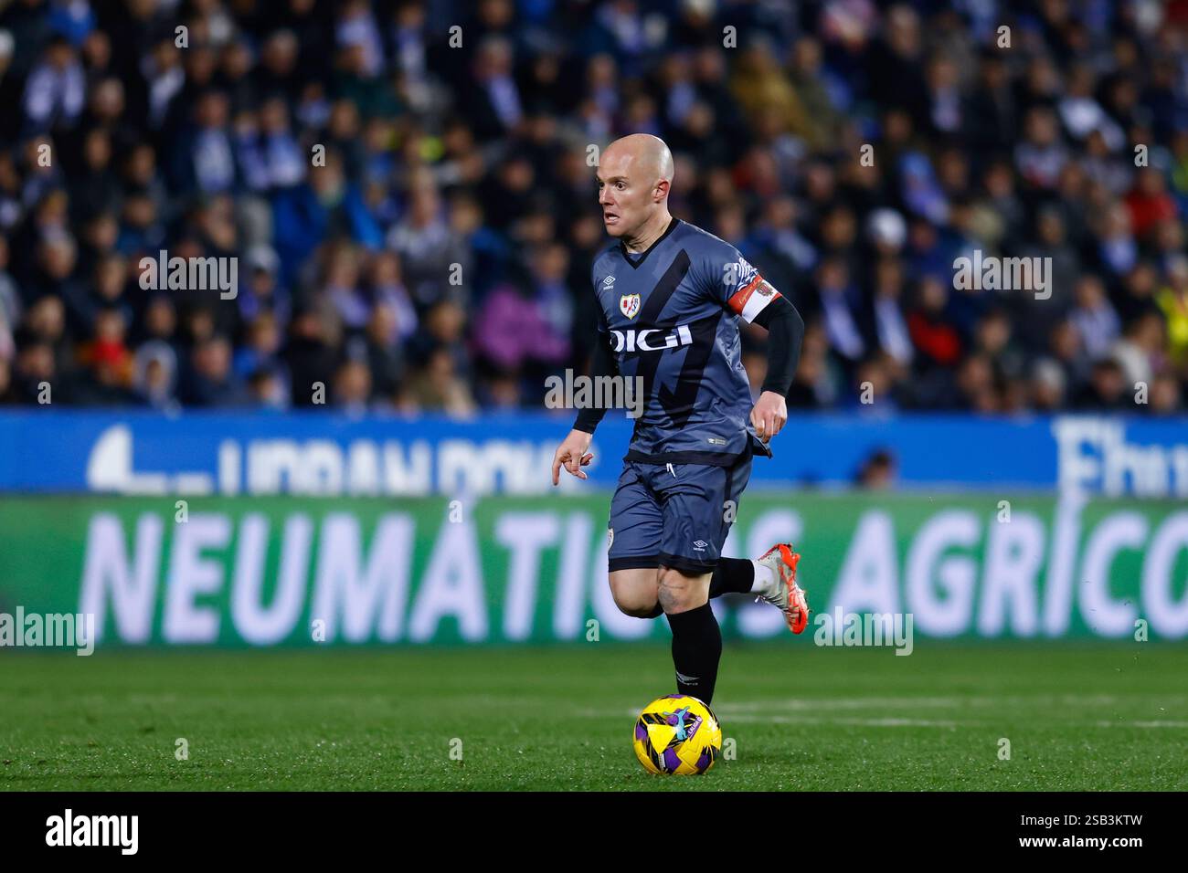 Isi Palazon of Rayo Vallecano in action during the Spanish League ...