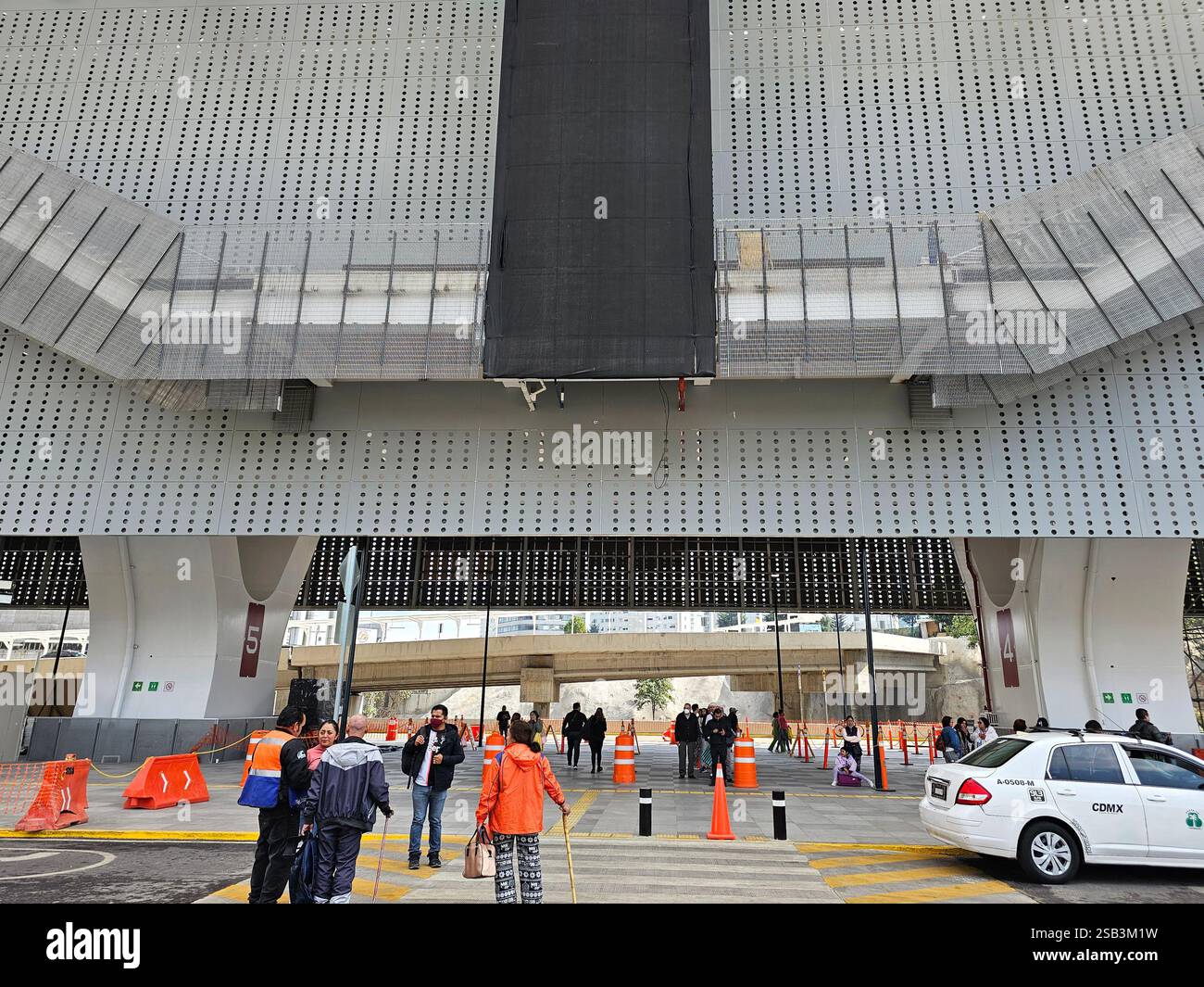 Mexico City, Mexico - Jan 8 2025: Santa Fe Station of the El Insurgente ...