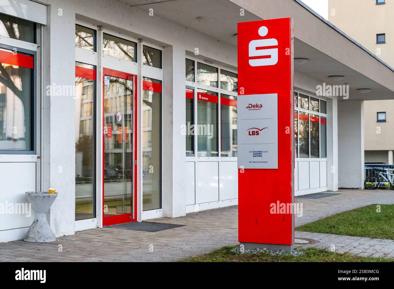 Regensburg, Bavaria, Germany - January 31, 2025: Sparkasse logo in ...