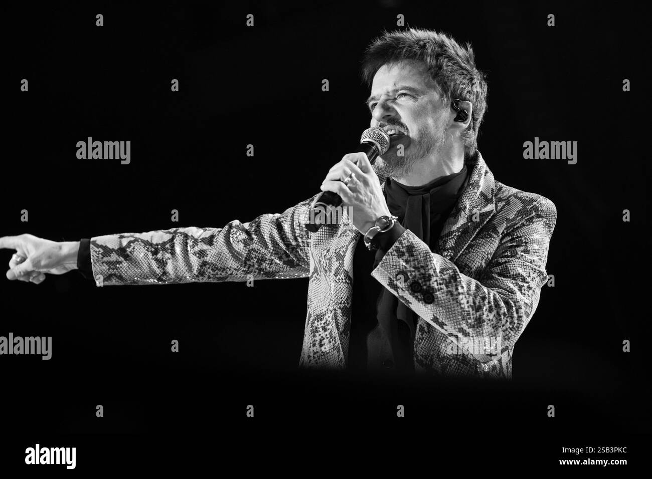 Madrid, Spain. 31st Jan, 2025. The artist, Coque Malla, during his ...