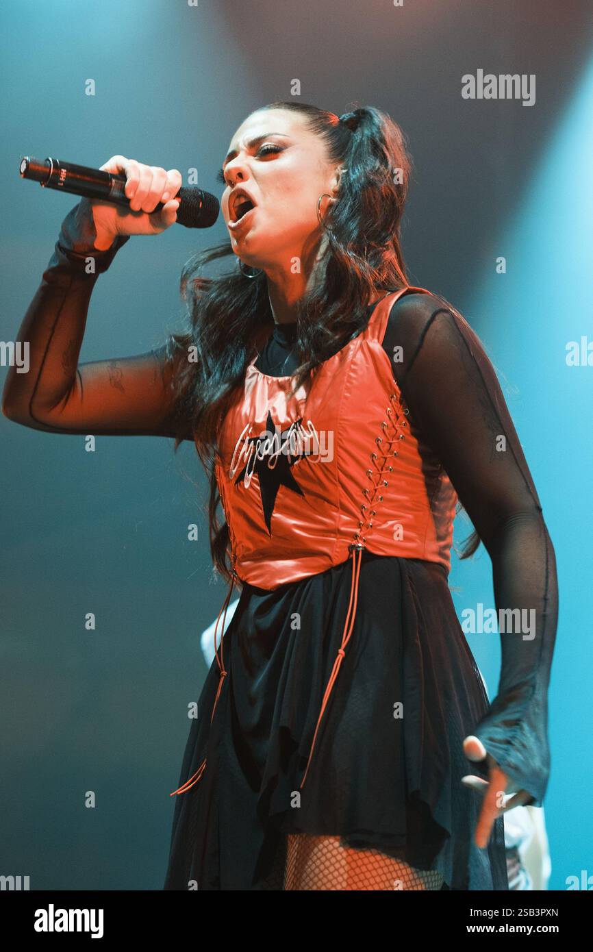 Madrid, Spain. 31st Jan, 2025. Singer Miriam Rodriguez performs at Live ...