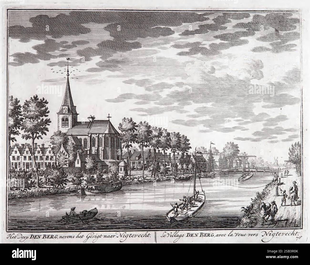 De Zegepraalende Vecht, T'Amstel, Dam, By de Wed, 1719, Netherlands ...