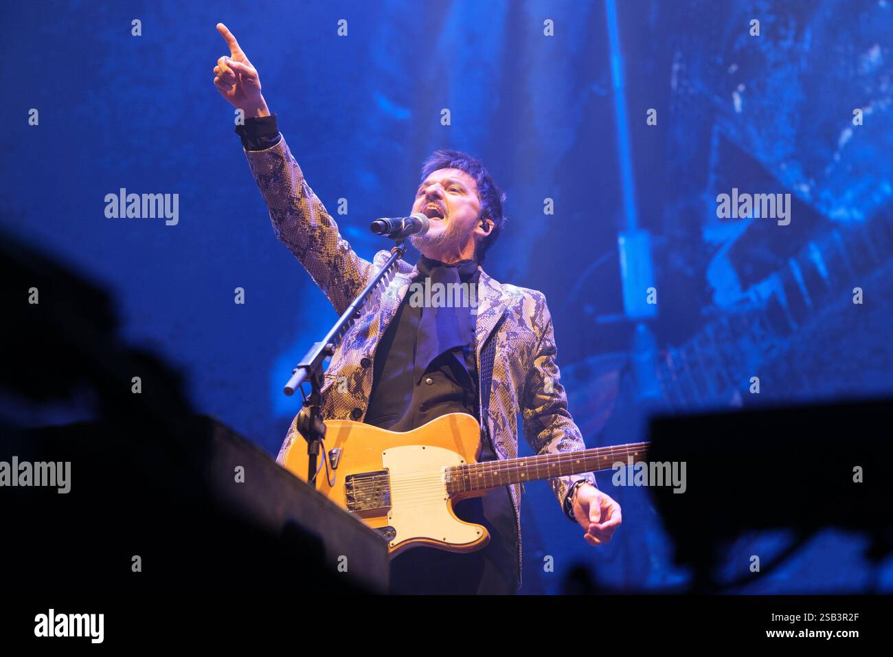 Madrid, Spain. 31st Jan, 2025. The artist, Coque Malla, during his ...
