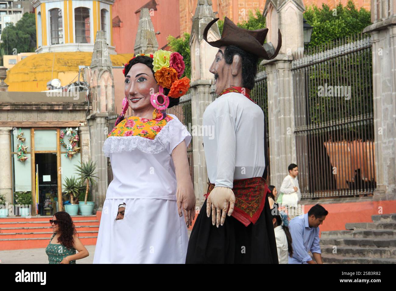 San Miguel de Allende, Guanajuato, Mexico - Jul 28 2024: Famous ...