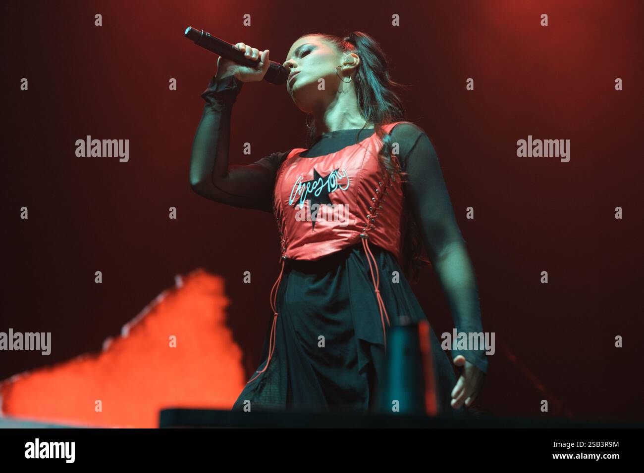 Madrid, Spain. 31st Jan, 2025. Singer Miriam Rodriguez performs at Live ...