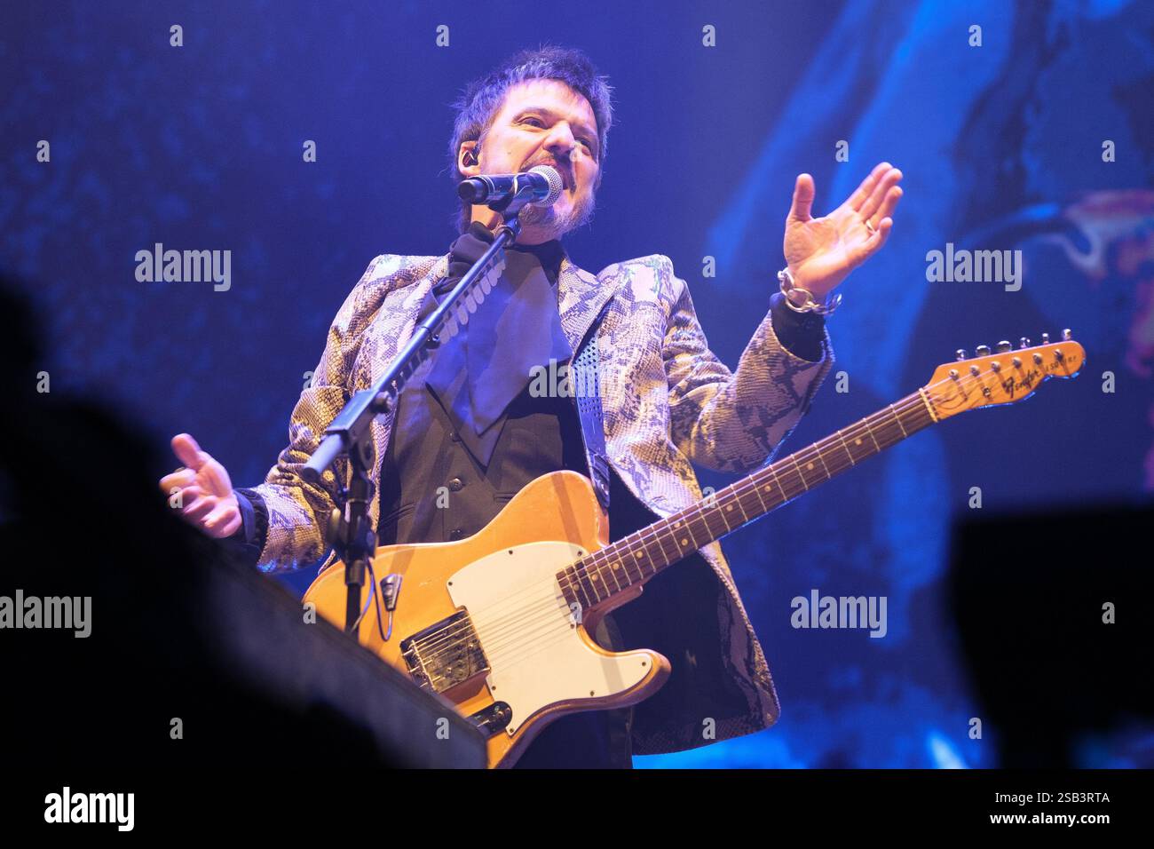 Madrid, Spain. 31st Jan, 2025. The artist, Coque Malla, during his ...