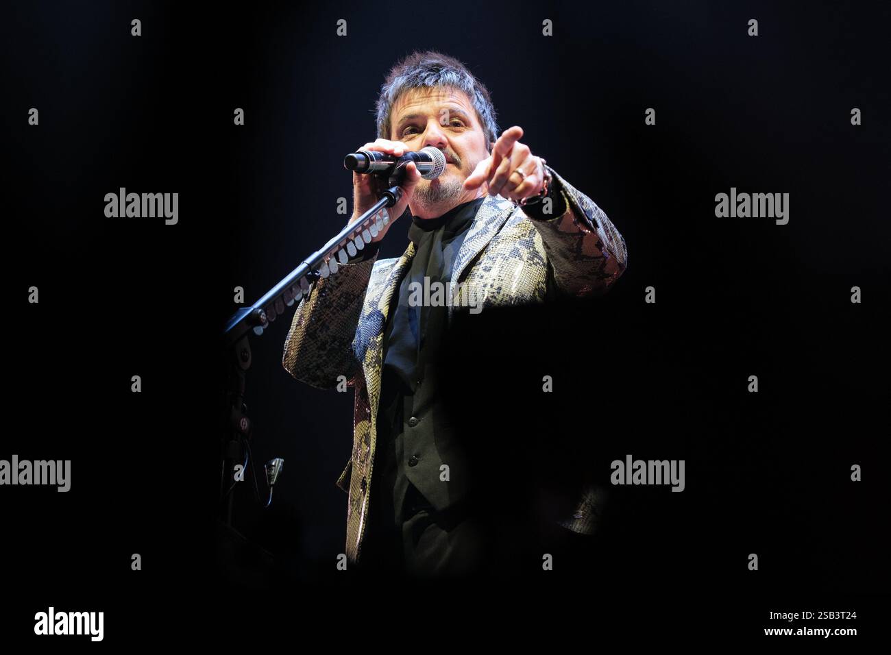 Madrid, Spain. 31st Jan, 2025. The artist, Coque Malla, during his ...