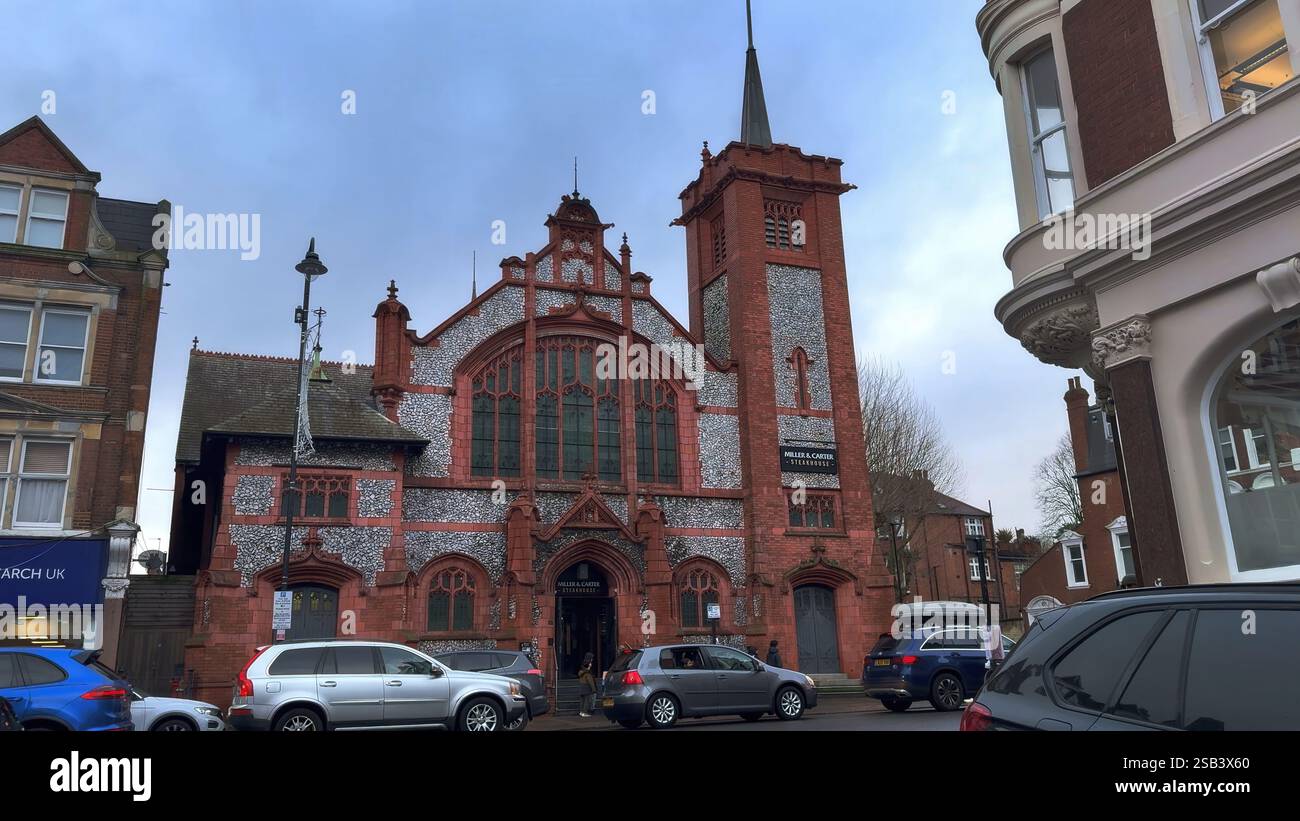 Miller and Carter Steakhouse in Muswell Hill - LONDON, UK - DECEMBER 20 ...