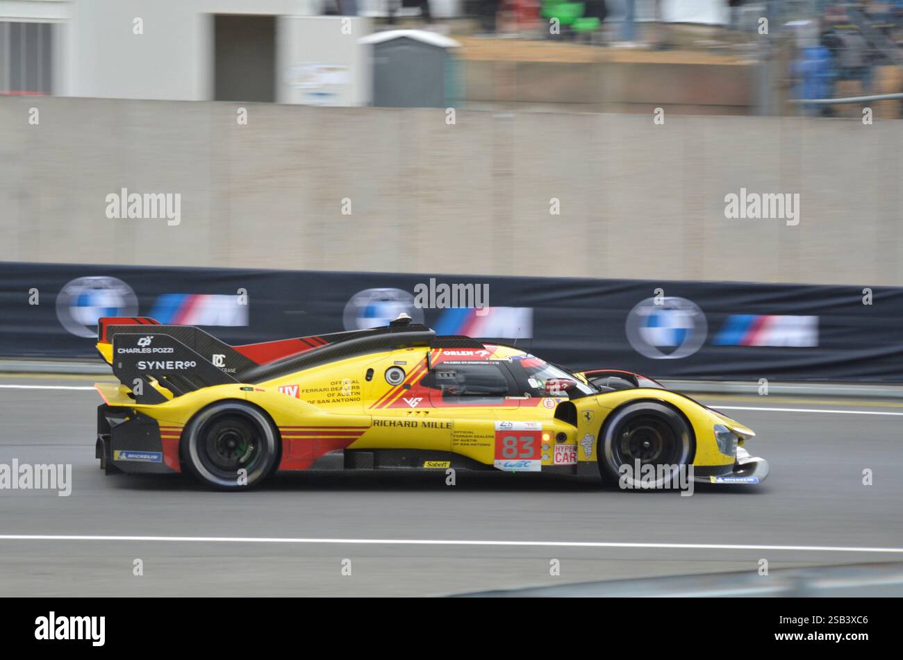 AF Corse entered Ferrari F499P Hypercar of Robert Kubica, Robert ...