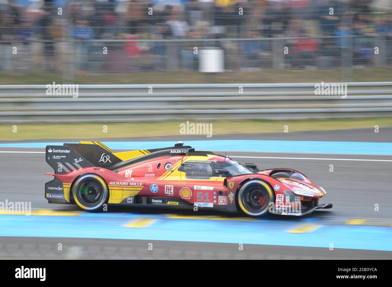 Works entered Ferrari F499P Hypercar of James Calado, Antonio ...