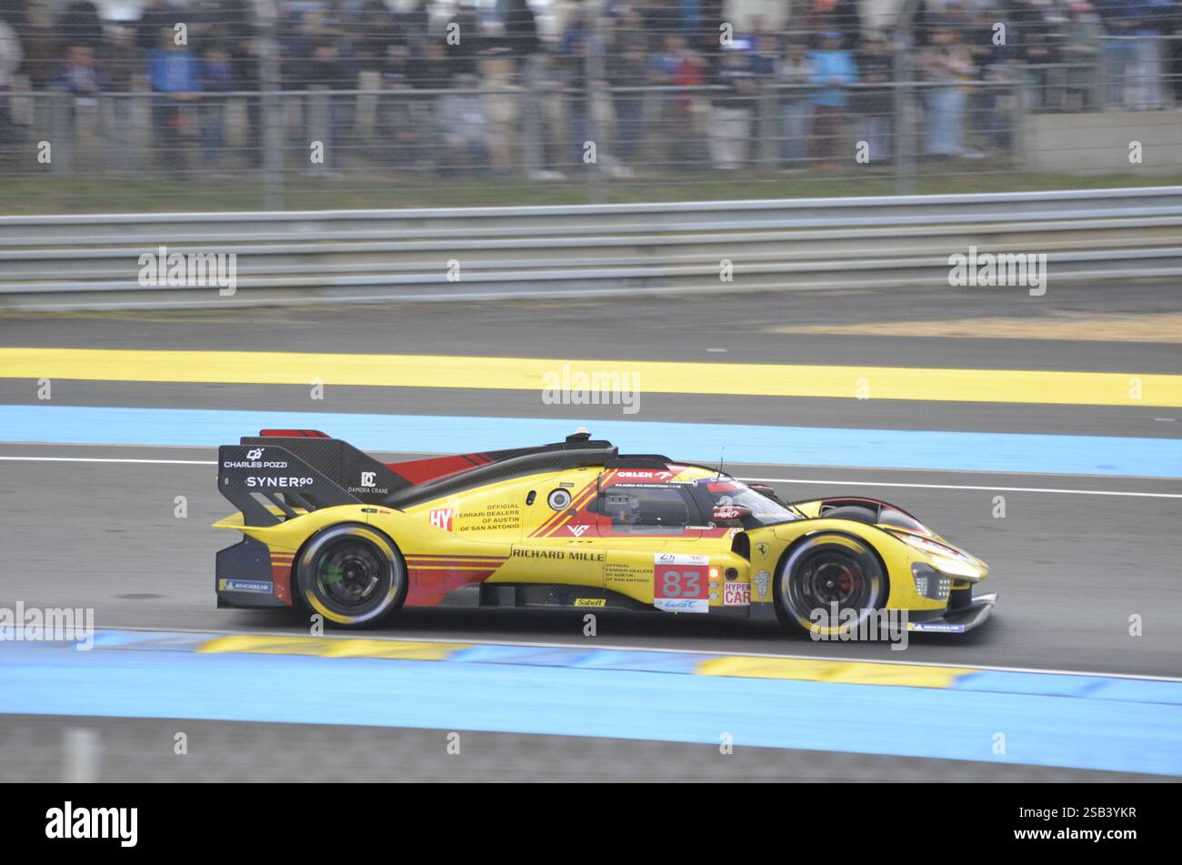 AF Corse entered Ferrari F499P Hypercar of Robert Kubica, Robert ...