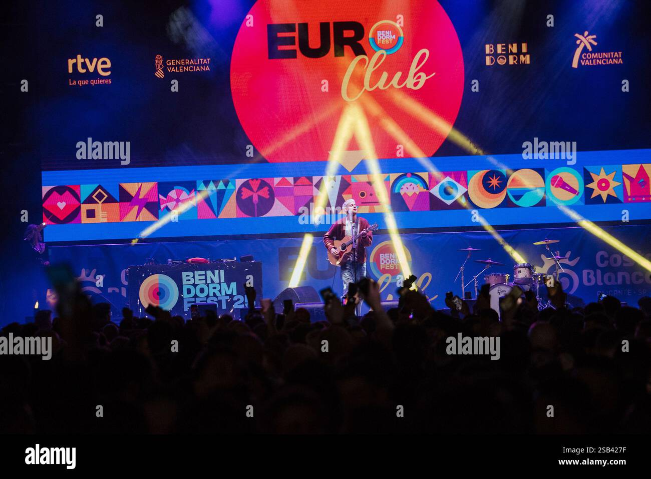 Singer Henry Semler performs during the Euroclub concert at the Julio ...