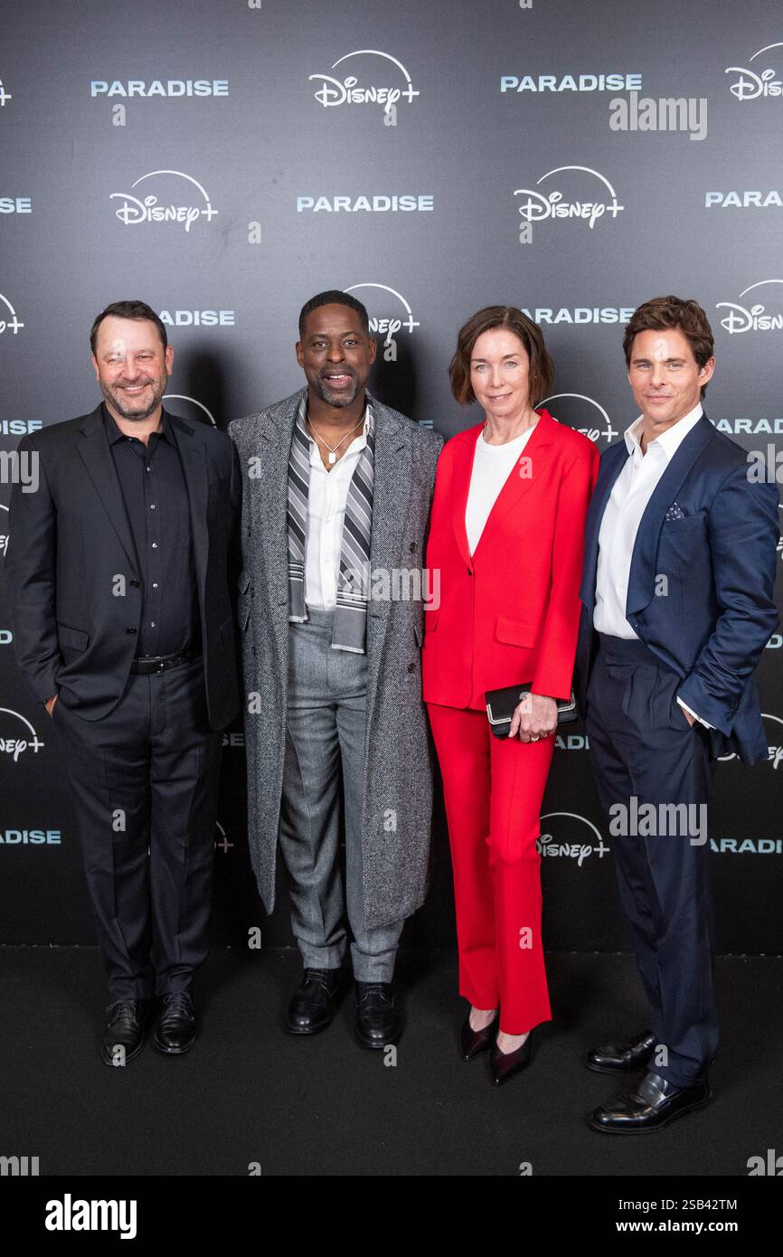 Paris, France. 31st Jan, 2025. Dan Fogelman, Sterling K. Brown ...