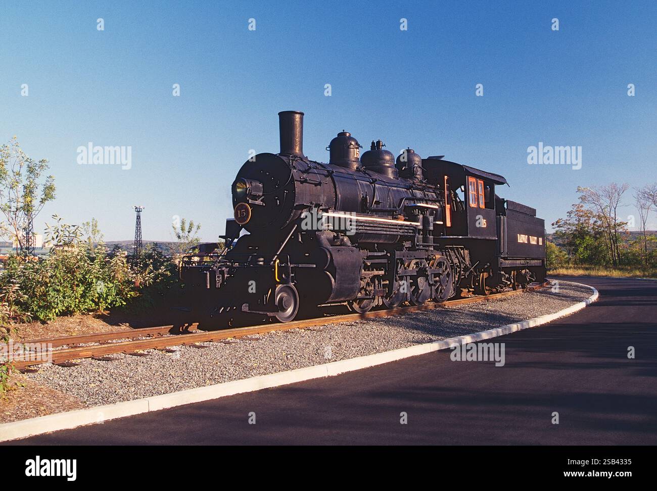 Old steam engine; Steamtown National Historic Site; largest collection of locomotives in the USA ...
