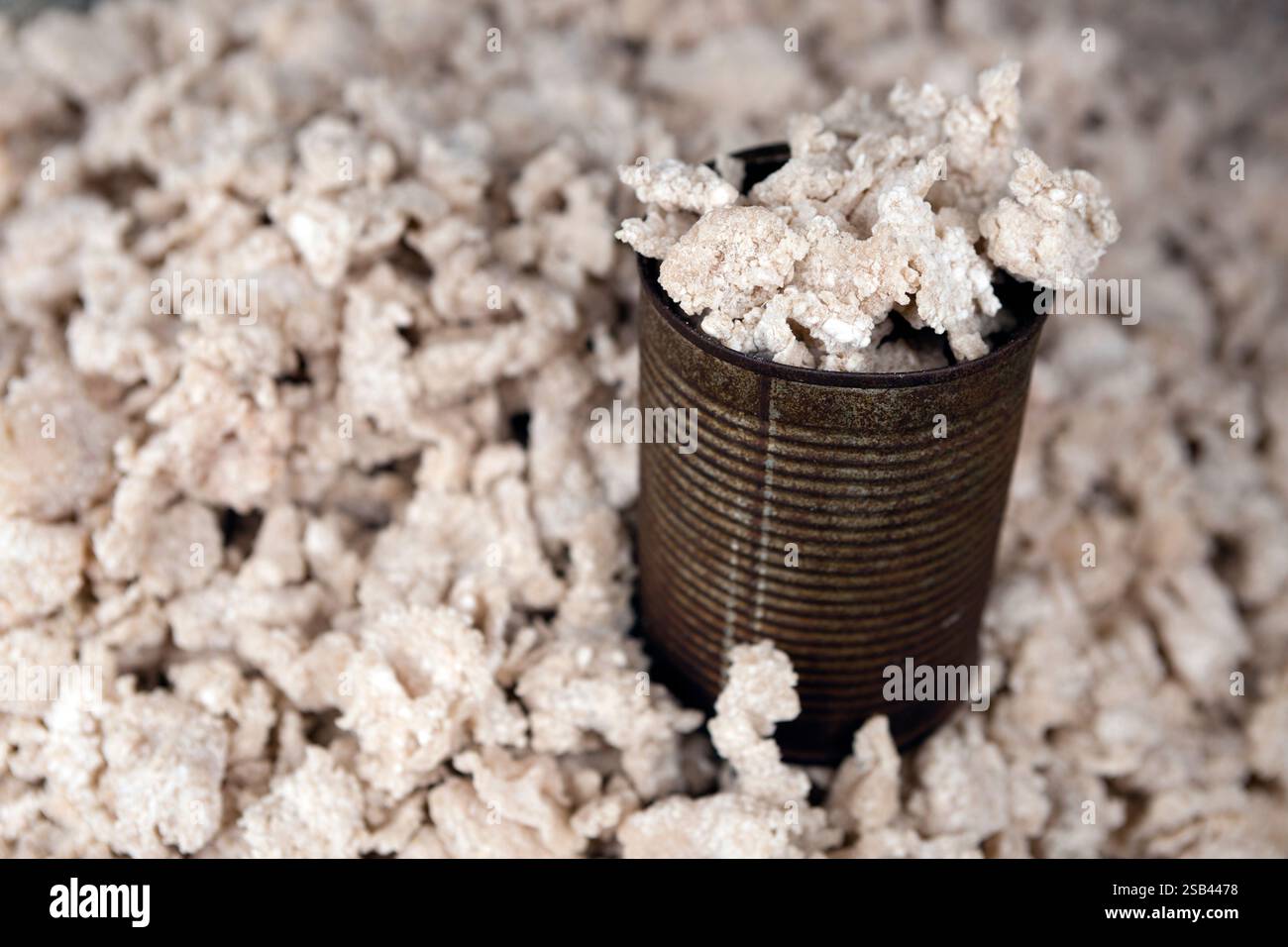 Landang is a processed starch product extracted from the inner trunk of ...