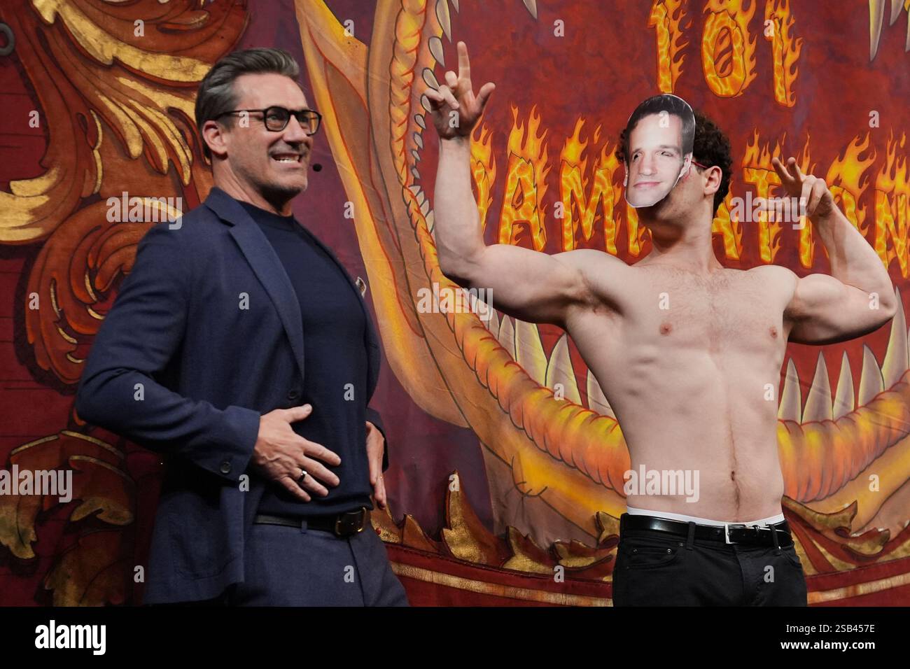 Harvard University's Hasty Pudding Theatricals Man of the Year Jon Hamm ...