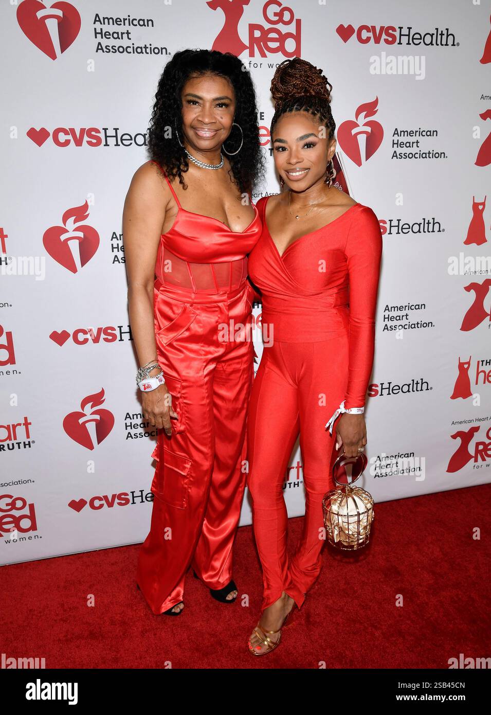 Tracey Simmons, left, and Reyhauna Yates attend the American Heart ...
