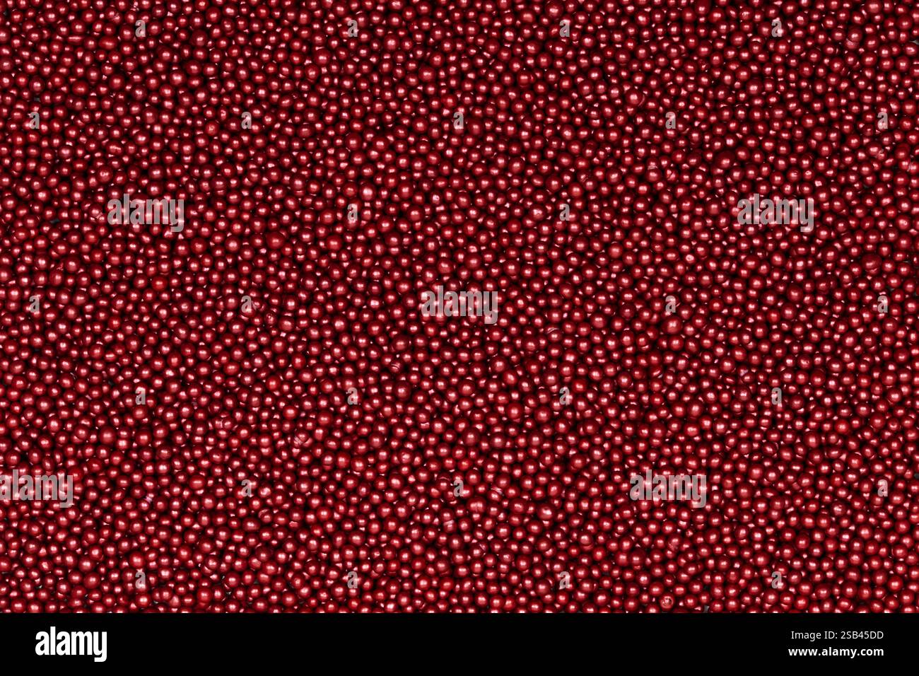 Vibrant Red Sugar Sprinkles Background: Macro Photography of Decorative ...