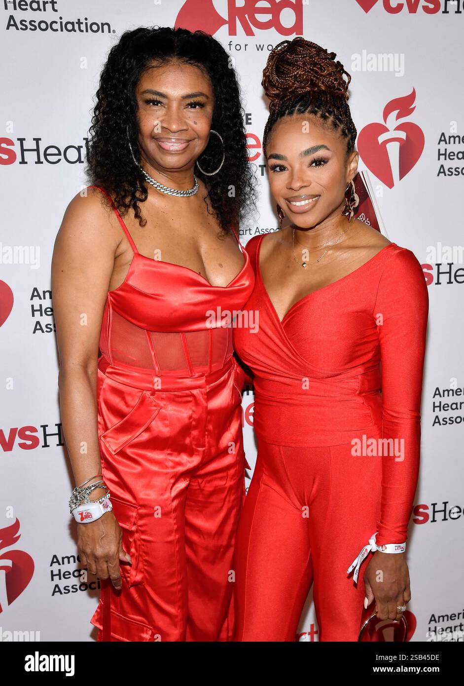 Tracey Simmons, left, and Reyhauna Yates attend the American Heart ...