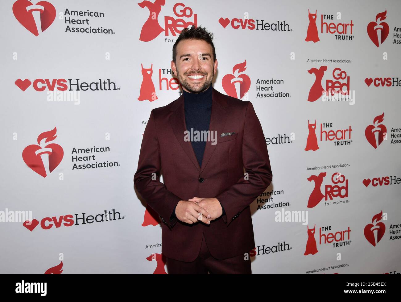 Blake Lynch attends the American Heart Association's Go Red for Women ...