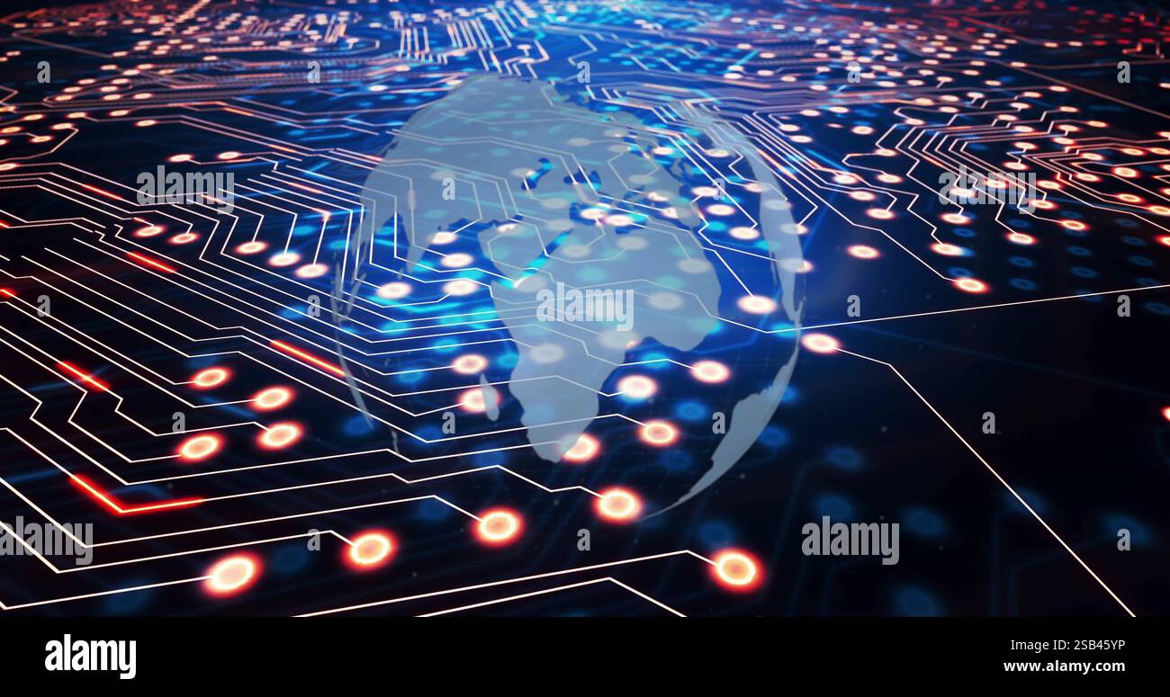 Microchip connections hi-res stock photography and images - Alamy