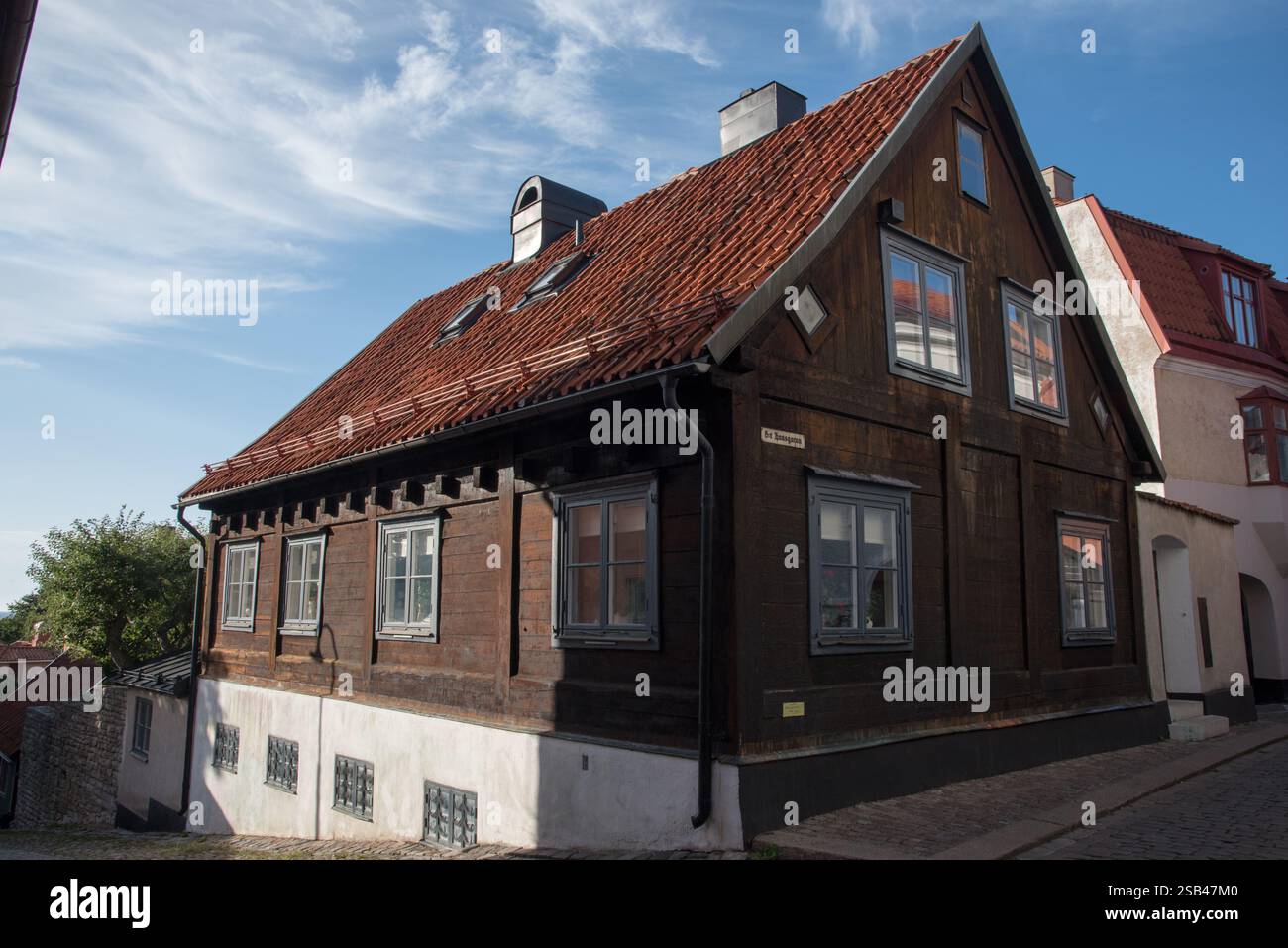 Visby is a medieval town on the Swedish island of Gotland with a well ...