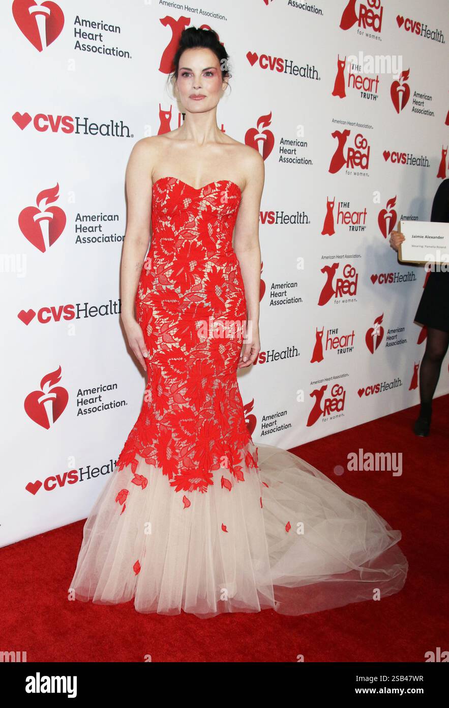 January 30, 2025 Jaimie Alexander attend American Heart Associations Go ...