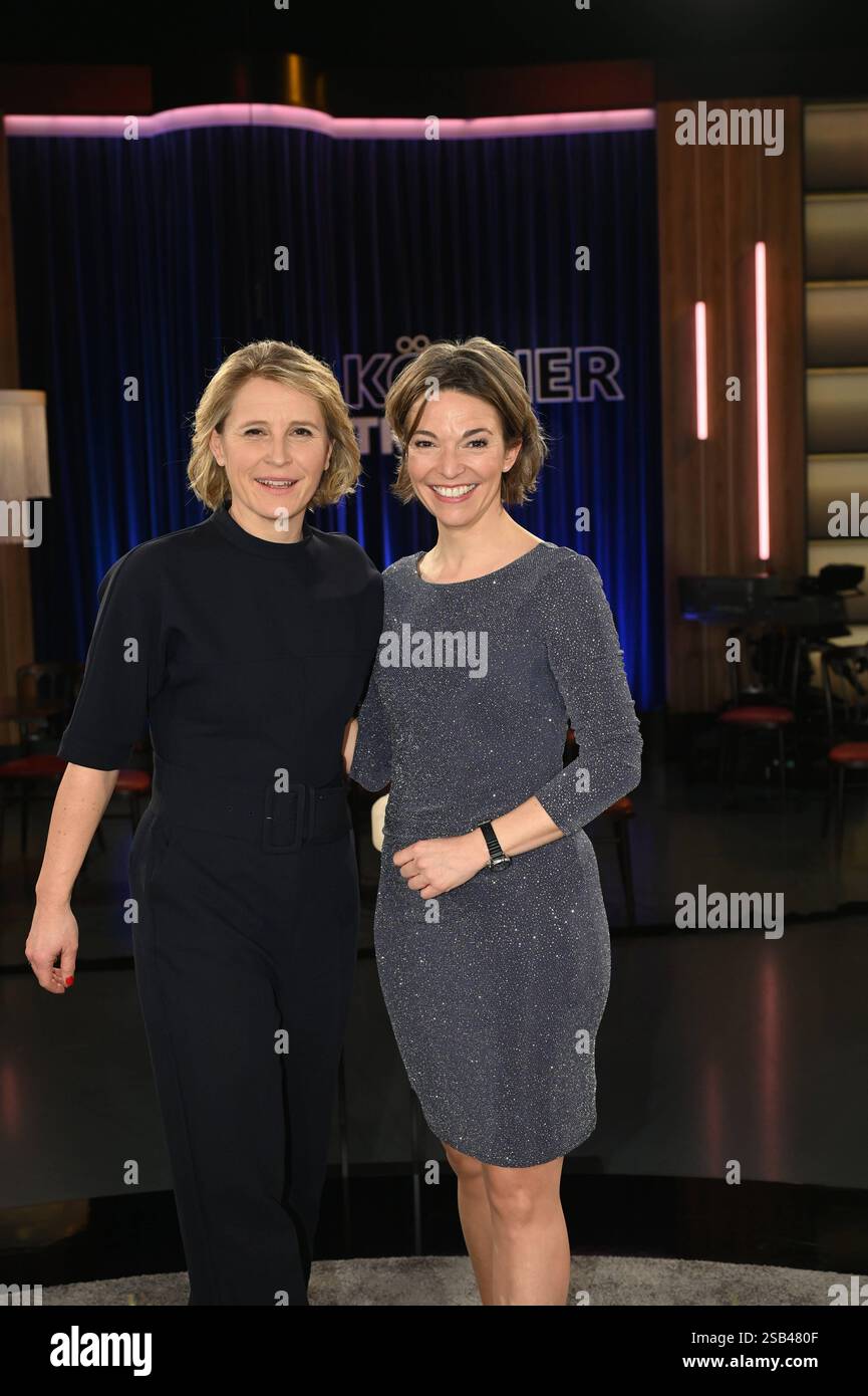 Das Moderatoren Duo der WDR Talkshow Kölner Treff Susan Link und Anna Planken, l-r, *** The ...