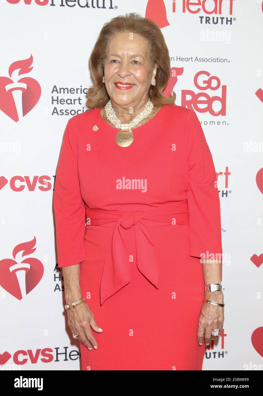 January 30, 2025 Marsha Jones attend American Heart Associations Go Red ...