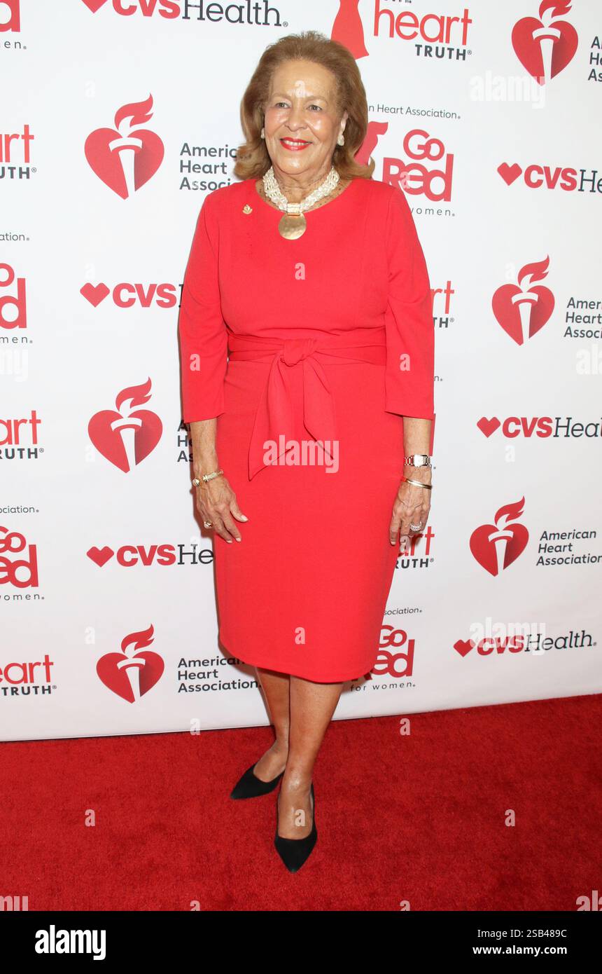 January 30, 2025 Marsha Jones attend American Heart Associations Go Red ...