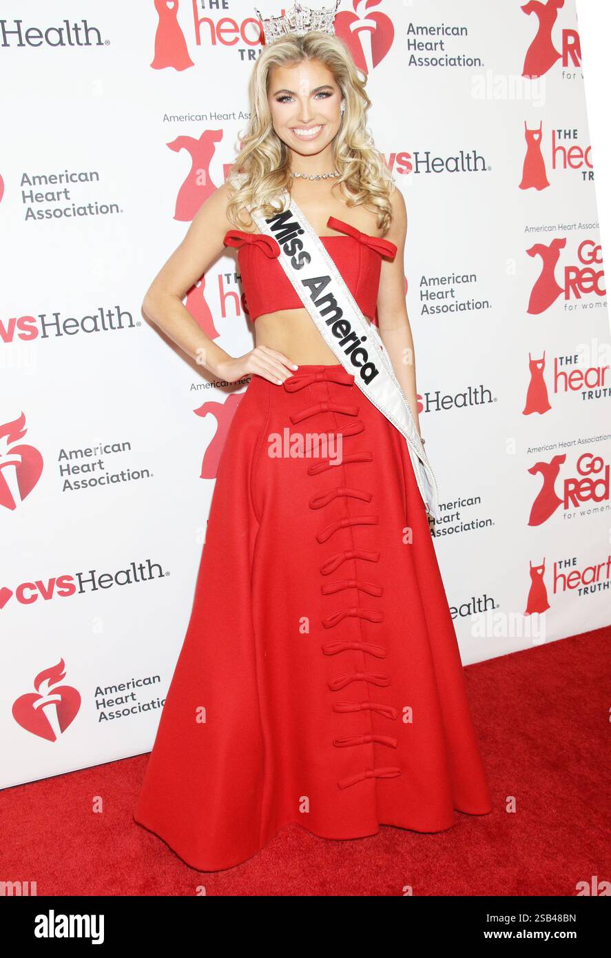 January 30, 2025 Abbie Stockard attend American Heart Associations Go ...