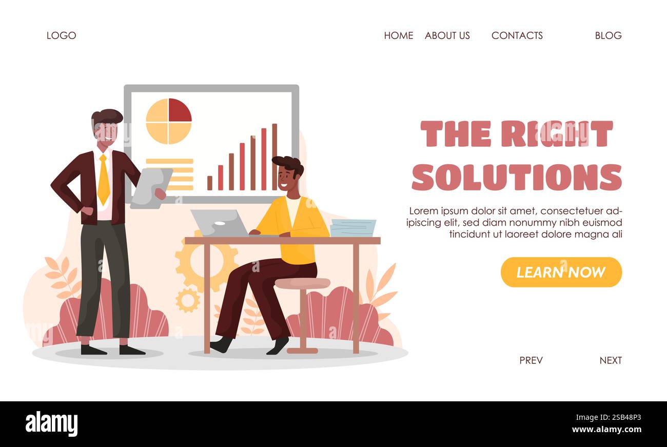 Business collaboration concept. Vector illustration Stock Vector Image ...