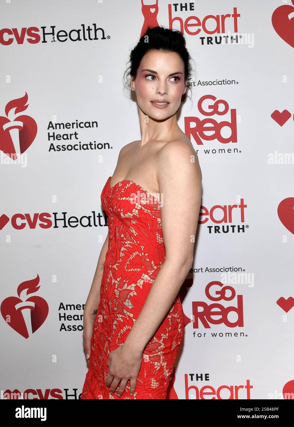 Jaimie Alexander attends the American Heart Association's Go Red for ...
