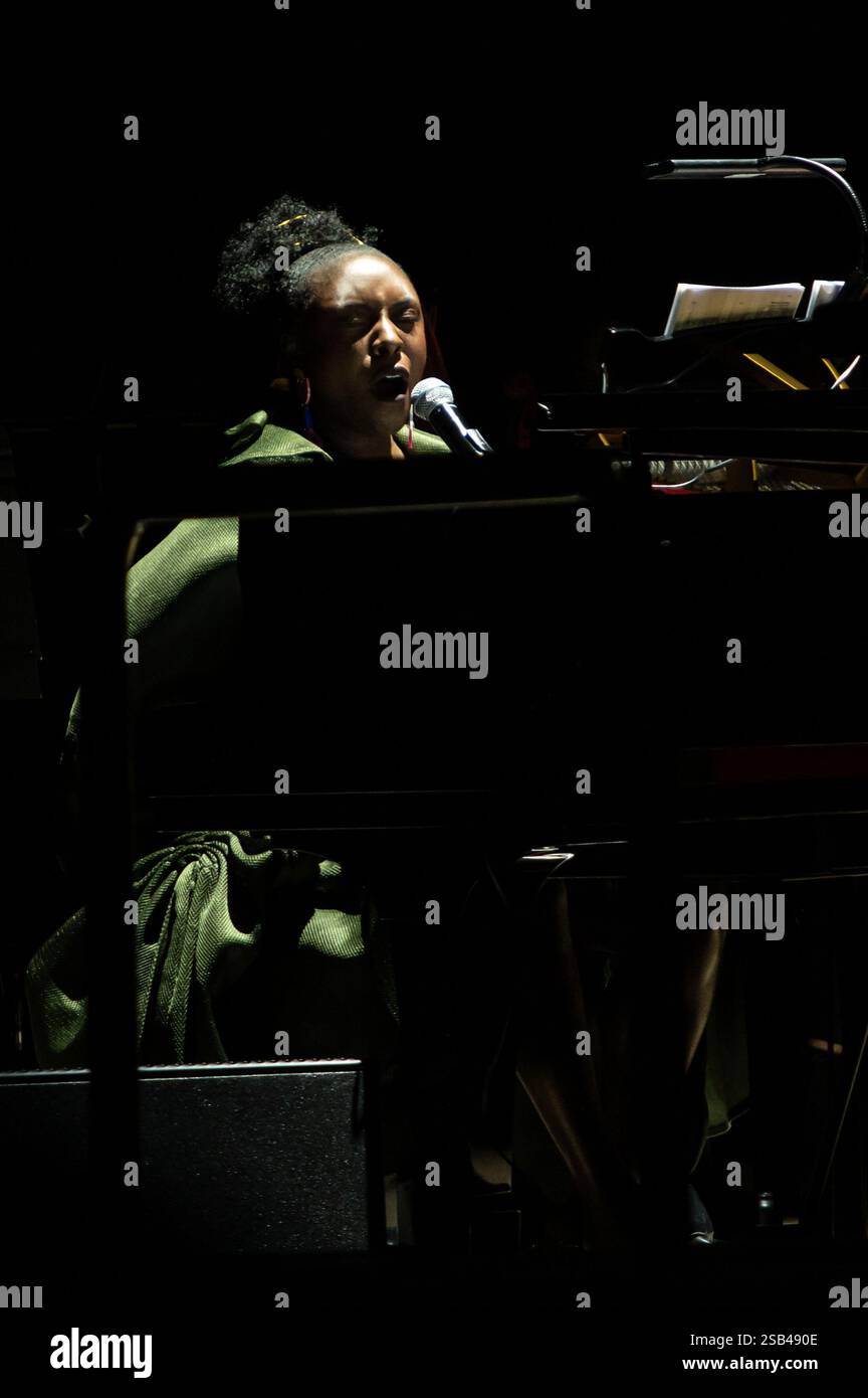 London, United Kingdom. 31st January 2025. Laura Mvula performs "Stars ...
