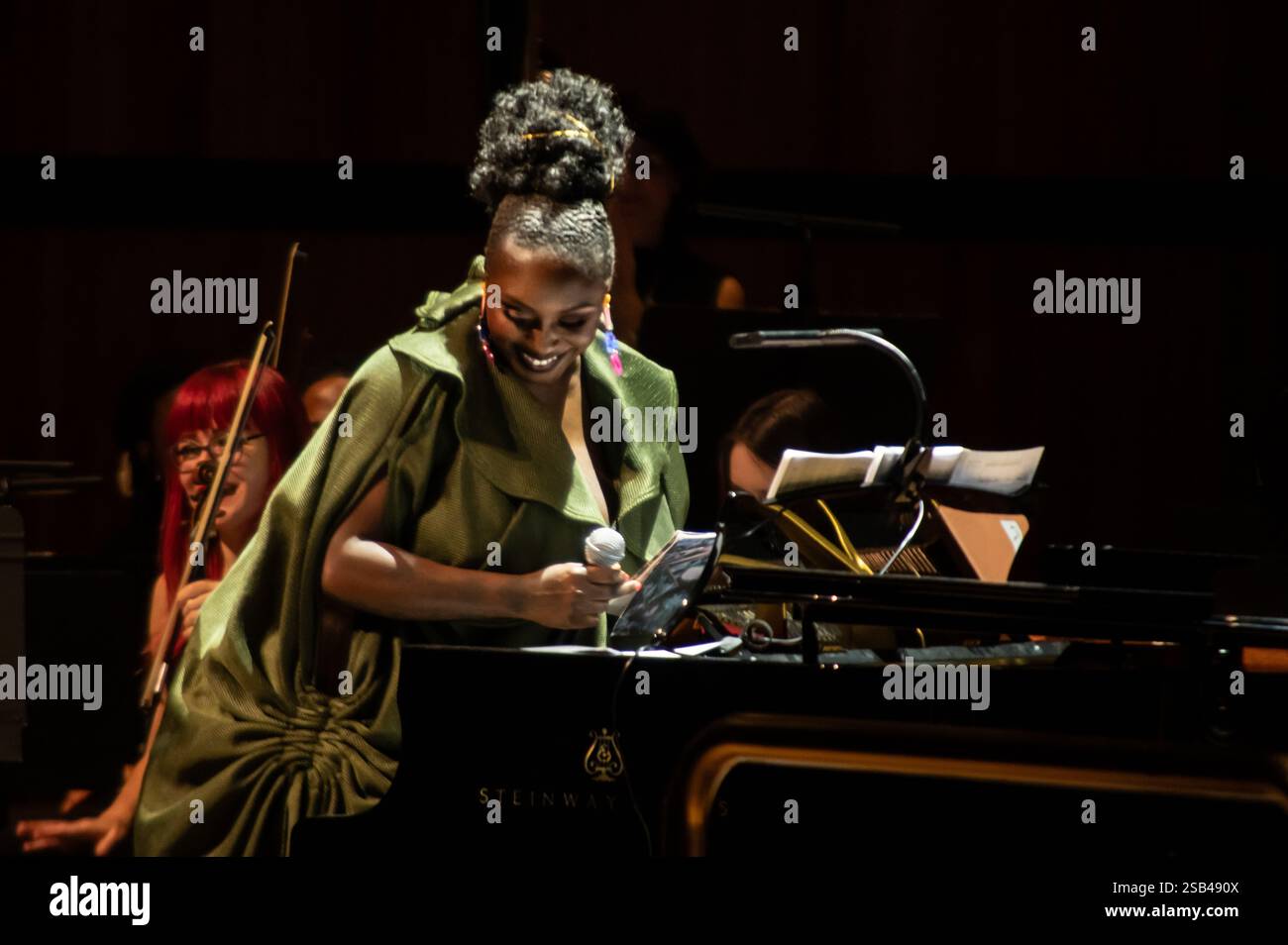 London, United Kingdom. 31st January 2025. Laura Mvula performs "Stars ...