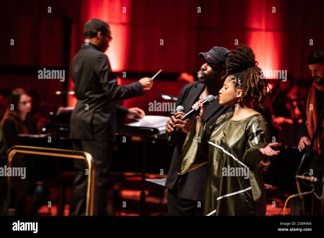 London, United Kingdom. 31st January 2025. A duet between Tony Njoku ...