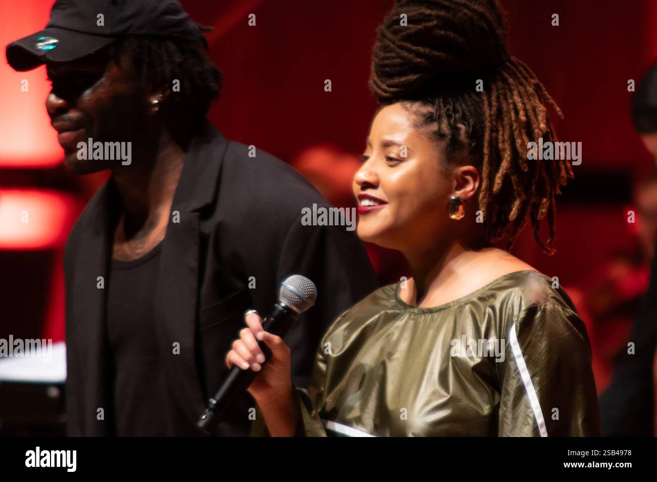 London, United Kingdom. 31st January 2025. Tony Njoku and Ni Maxine ...