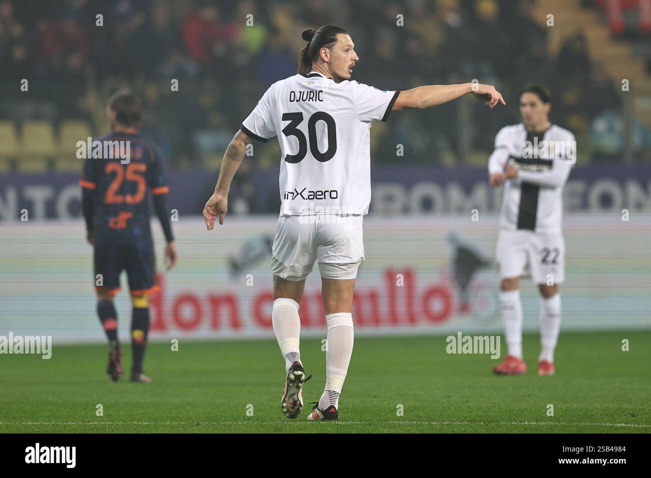 Milan Djuric (Parma) during the Italian "Serie A" match between Parma 1-3 Lecce at Ennio Tardini ...