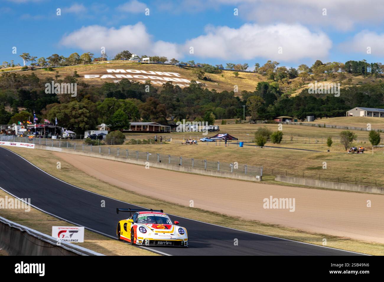 February 1, 2025, Bathurst, New South Wales, Australia: The The Bend Porsche 911GT3R (992 ...