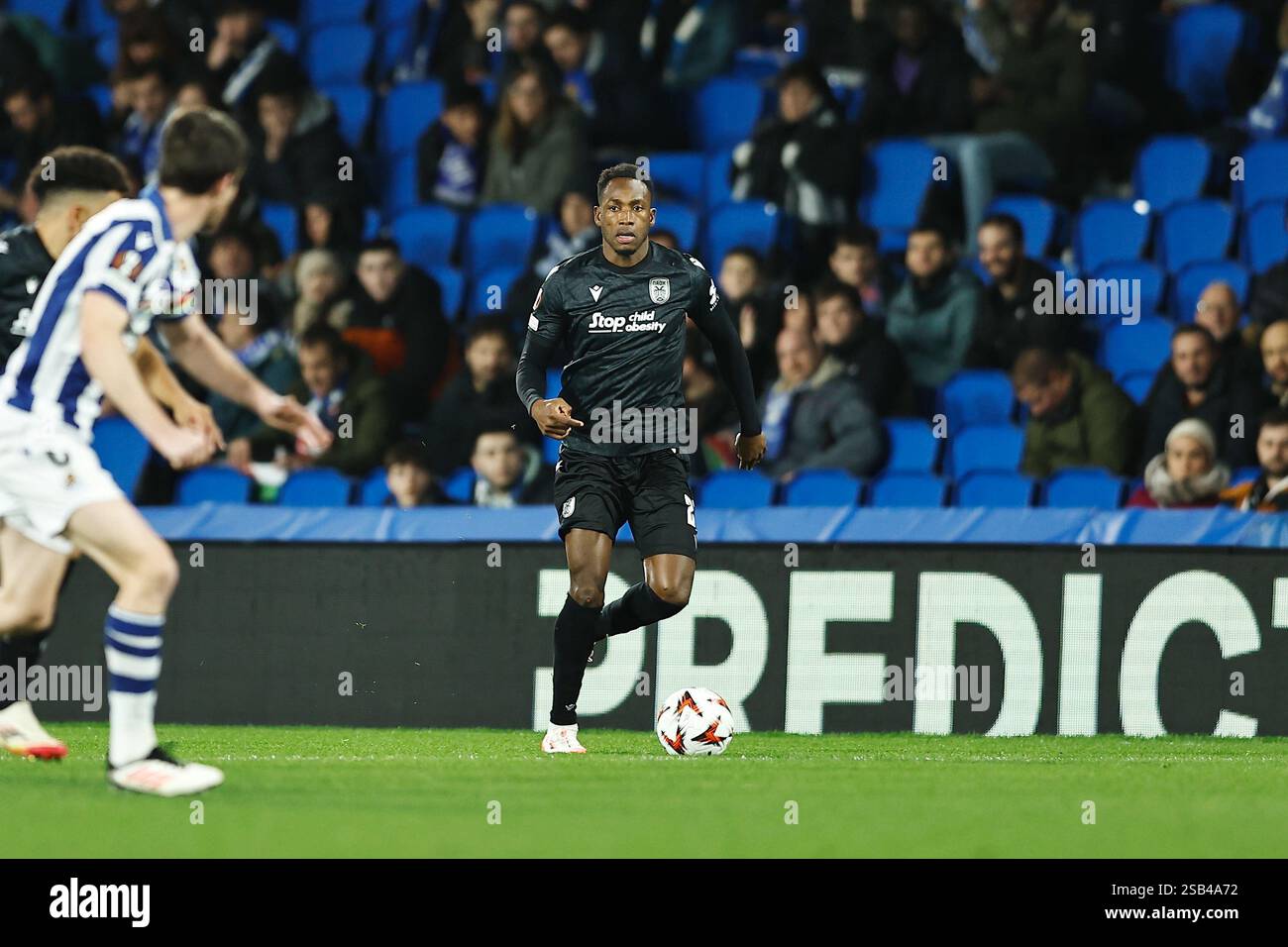San Sebastian, Spain. 30th Jan, 2025. Abdul Rahman Baba (PAOK) Football ...