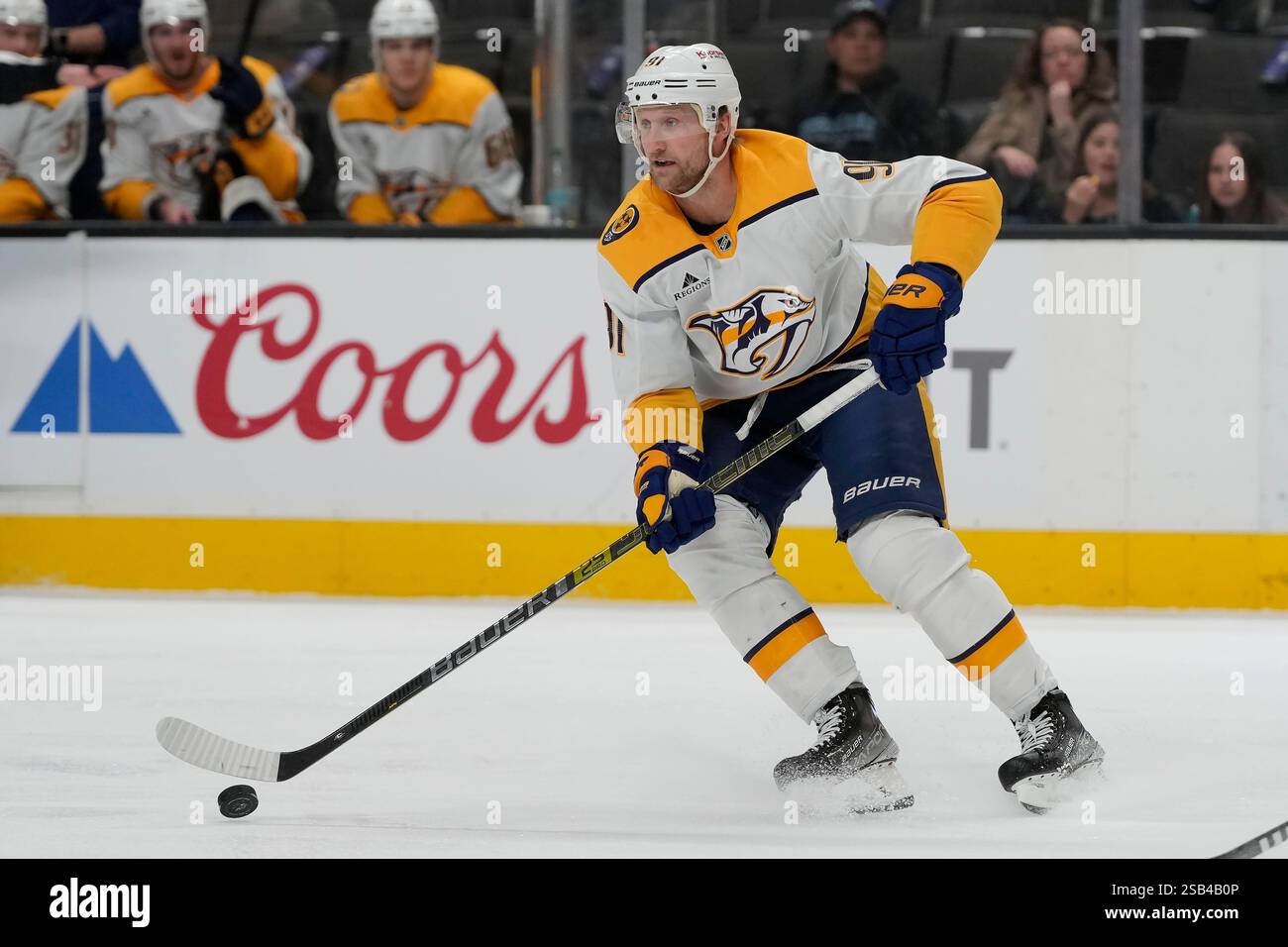 Nashville Predators center Steven Stamkos during an NHL hockey game ...