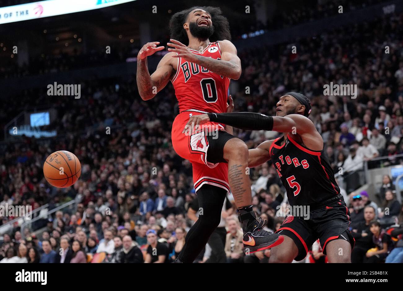 Toronto, Canada. 31st Jan, 2025. Toronto Raptors guard Immanuel ...