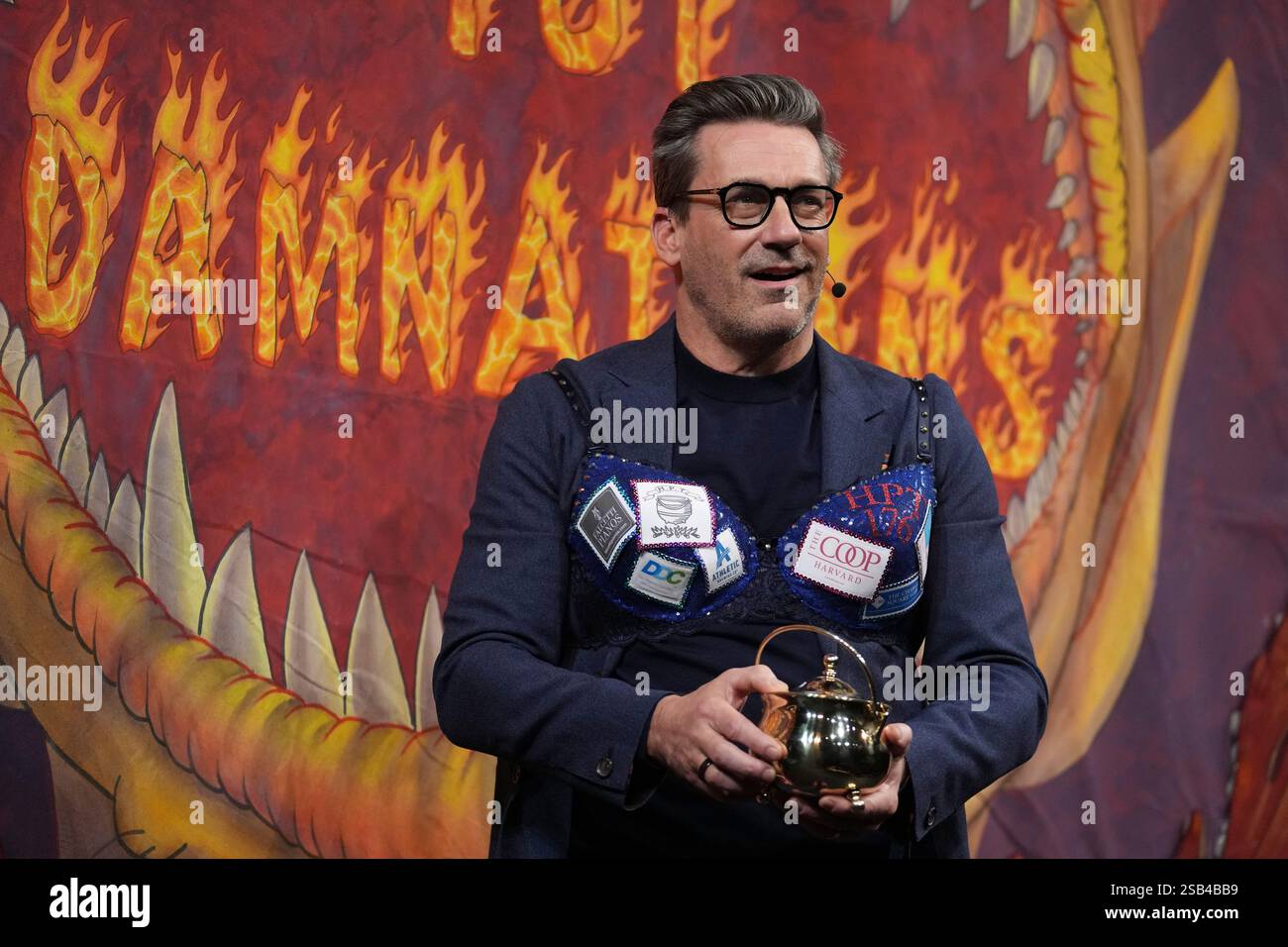 Harvard University's Hasty Pudding Theatricals Man of the Year Jon Hamm ...