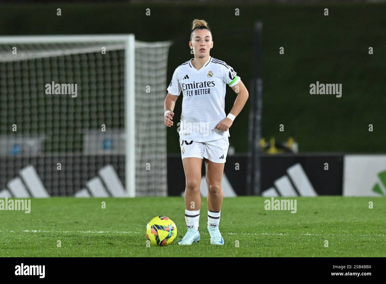 Valdebebas, Madrid, Spain. 31st Jan, 2025. 36 IRUNE DORADO ALOSETE during the Liga F match ...