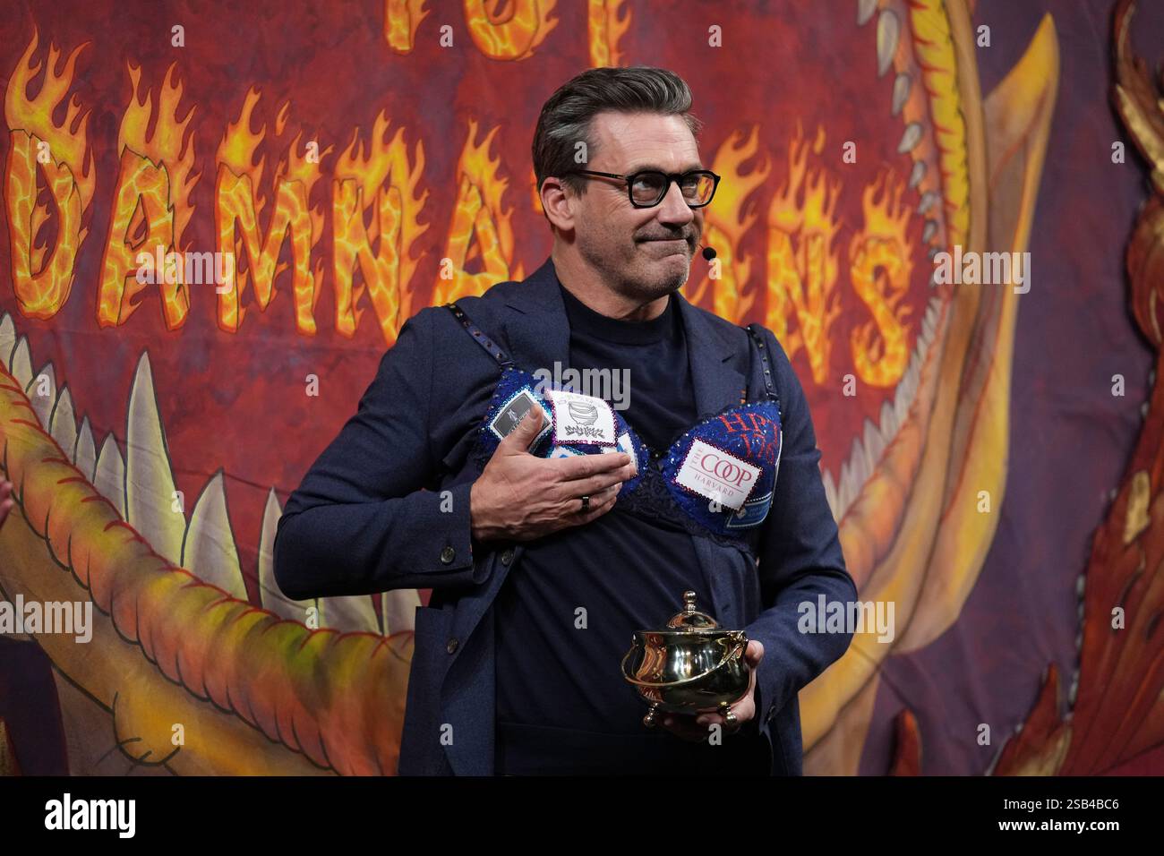 Harvard University's Hasty Pudding Theatricals Man of the Year Jon Hamm ...