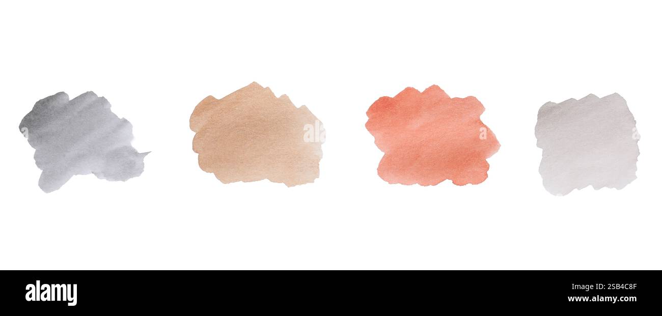 Grey watercolor abstract Cut Out Stock Images & Pictures - Alamy