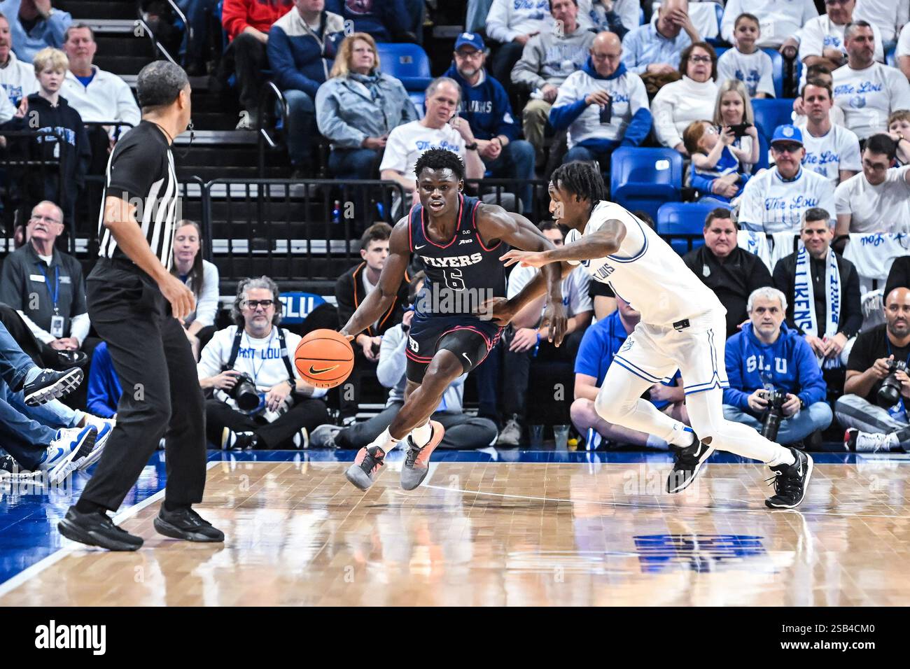 JANUARY 31, 2025: Saint Louis Billikens guard Isaiah Swope (1) tries to ...