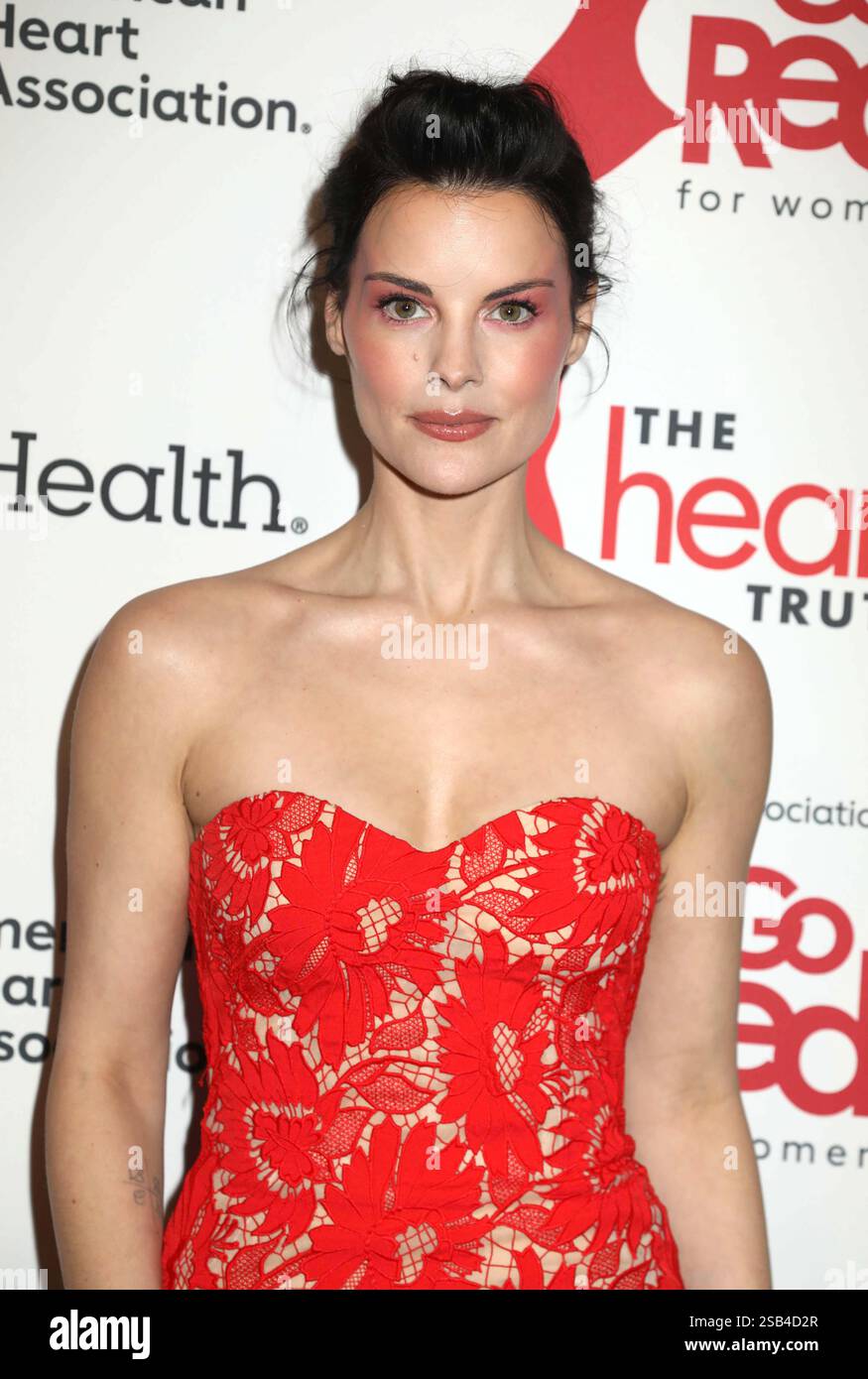 January 30, 2025, New York, New York, USA: Actor JAIMIE ALEXANDER seen ...