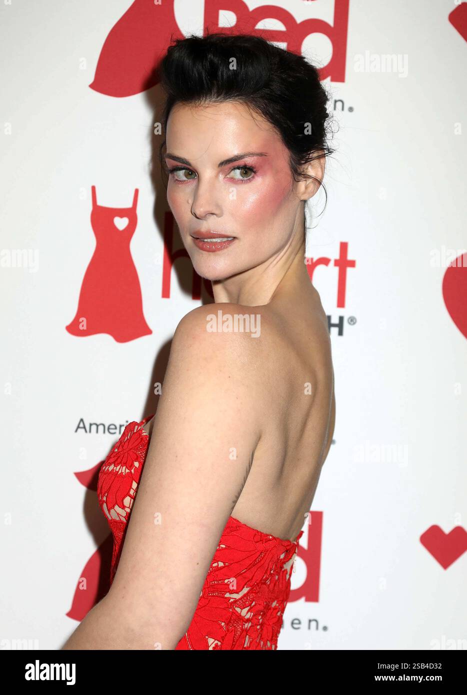 January 30, 2025, New York, New York, USA: Actor JAIMIE ALEXANDER seen ...